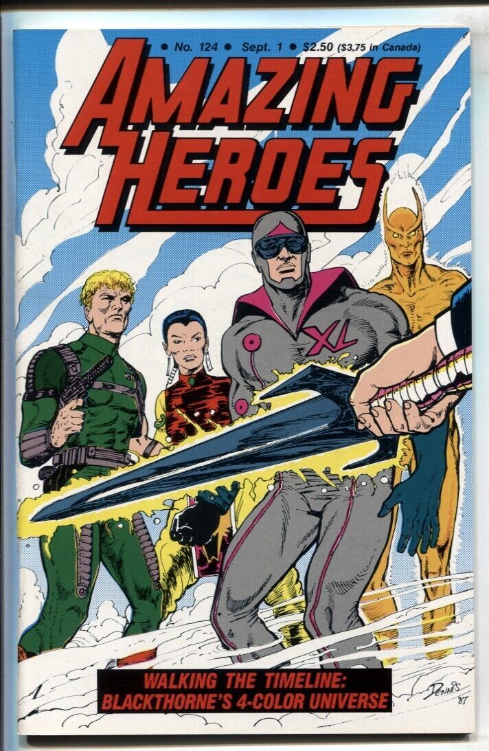AMAZING HEROES #124 1987 - comics - Blackthorne | Comic Books - Copper ...