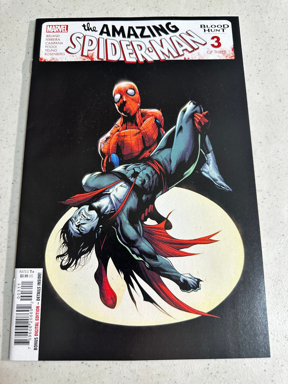 Blood Hunt Amazing Spider-Man #1 2 3 Full SET Blade 1st Prints Marvel ...