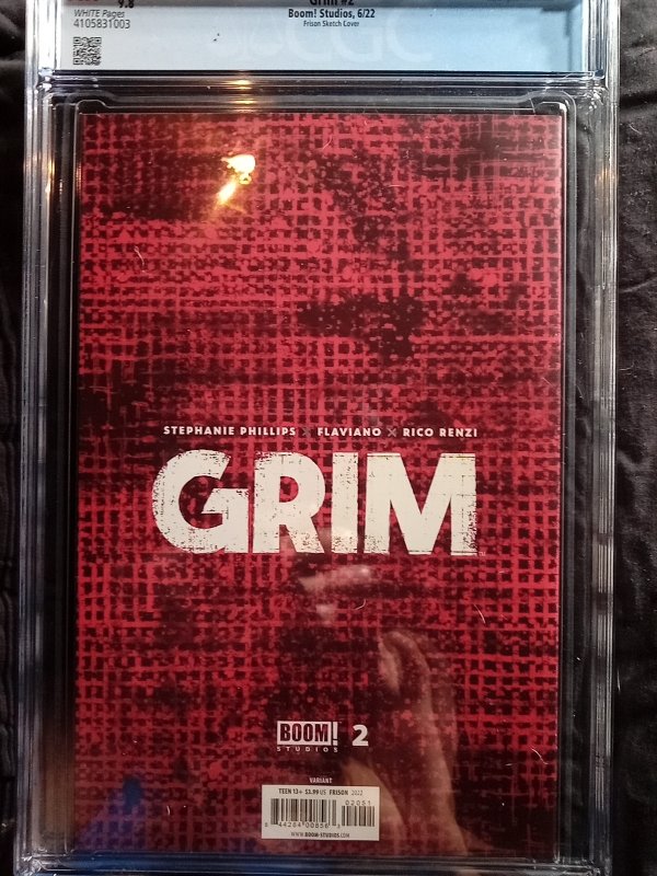 Grim #2 (2022) Frison Sketch Virgin Cover | Comic Books - Modern Age ...