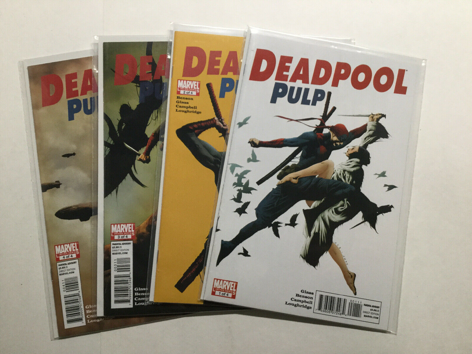 Deadpool Pulp 1-4 1 2 3 4 Limited Series Lot Run Set Near Mint Nm ...