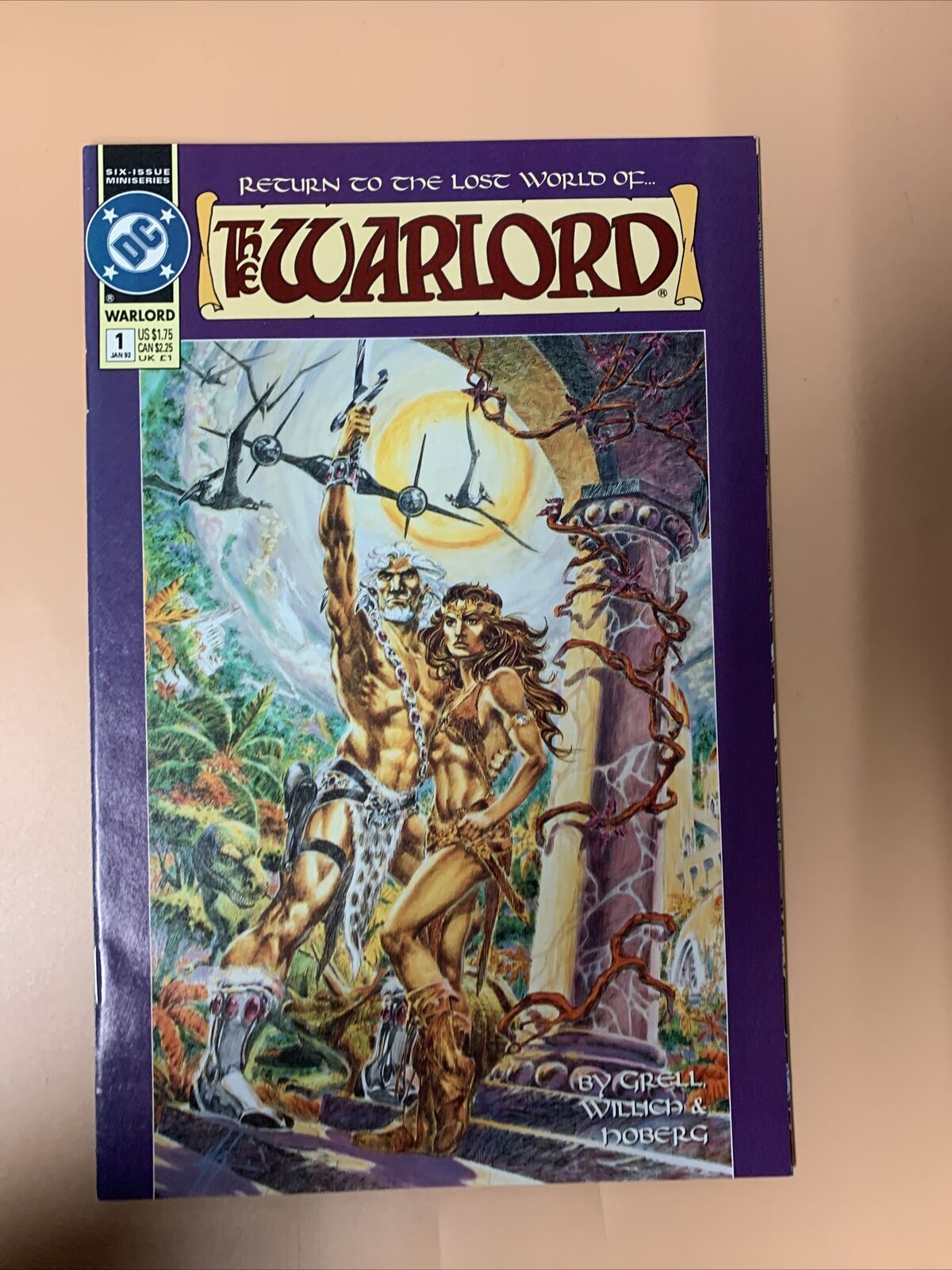 1992 DC Comic, Return to the Lost World of... the Warlord #1 of SIX ...