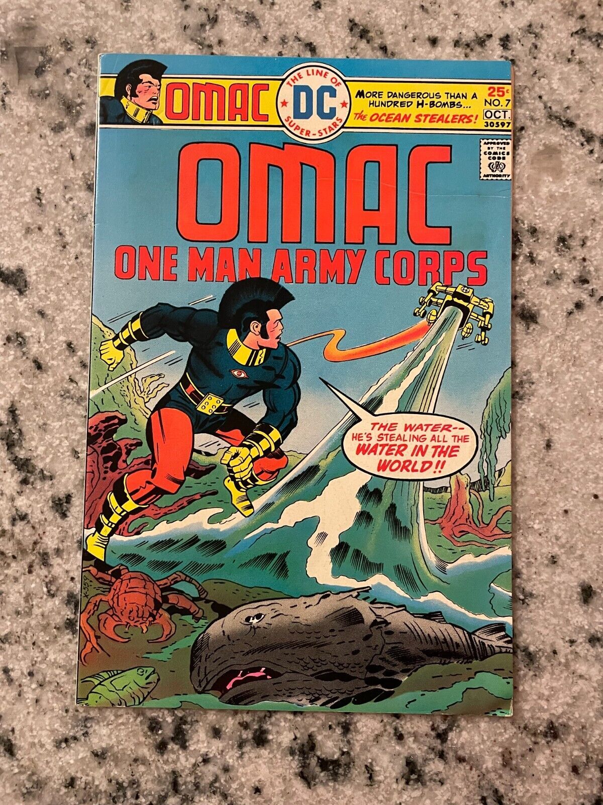 OMAC # 7 NM- DC Bronze Age Comic Book Jack Kirby Series Fourth World ...