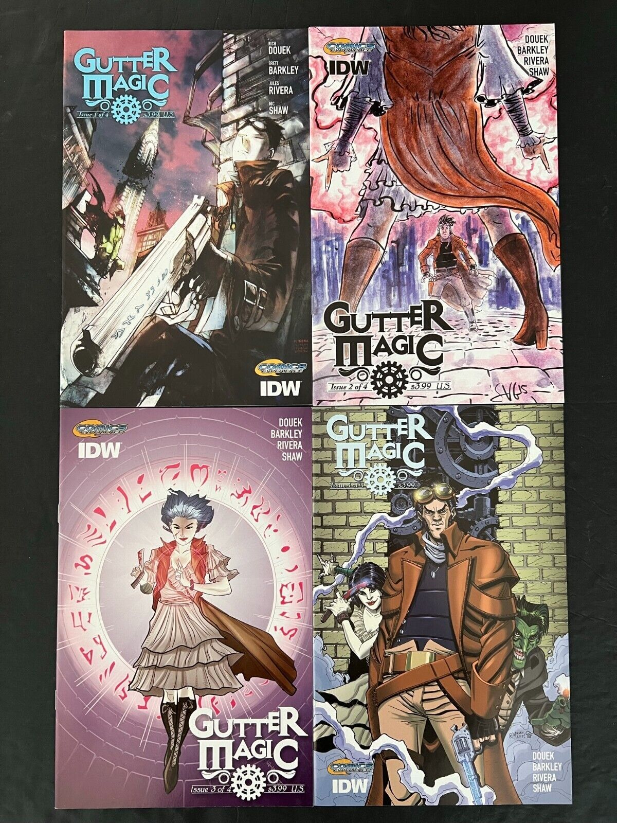 Gutter Magic Full Set #1SUB,2SUB,3SUB,4SUB IDW Comics 2016 NM | Comic Books - Modern Age / HipComic