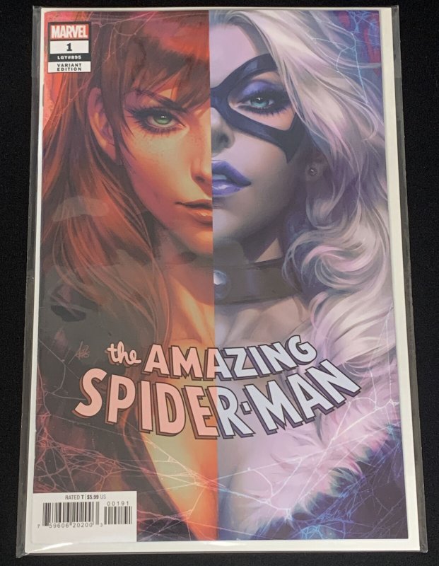 Amazing Spider-Man 1 (2022) Artgerm Variant - 1st Issue of New ASM ...
