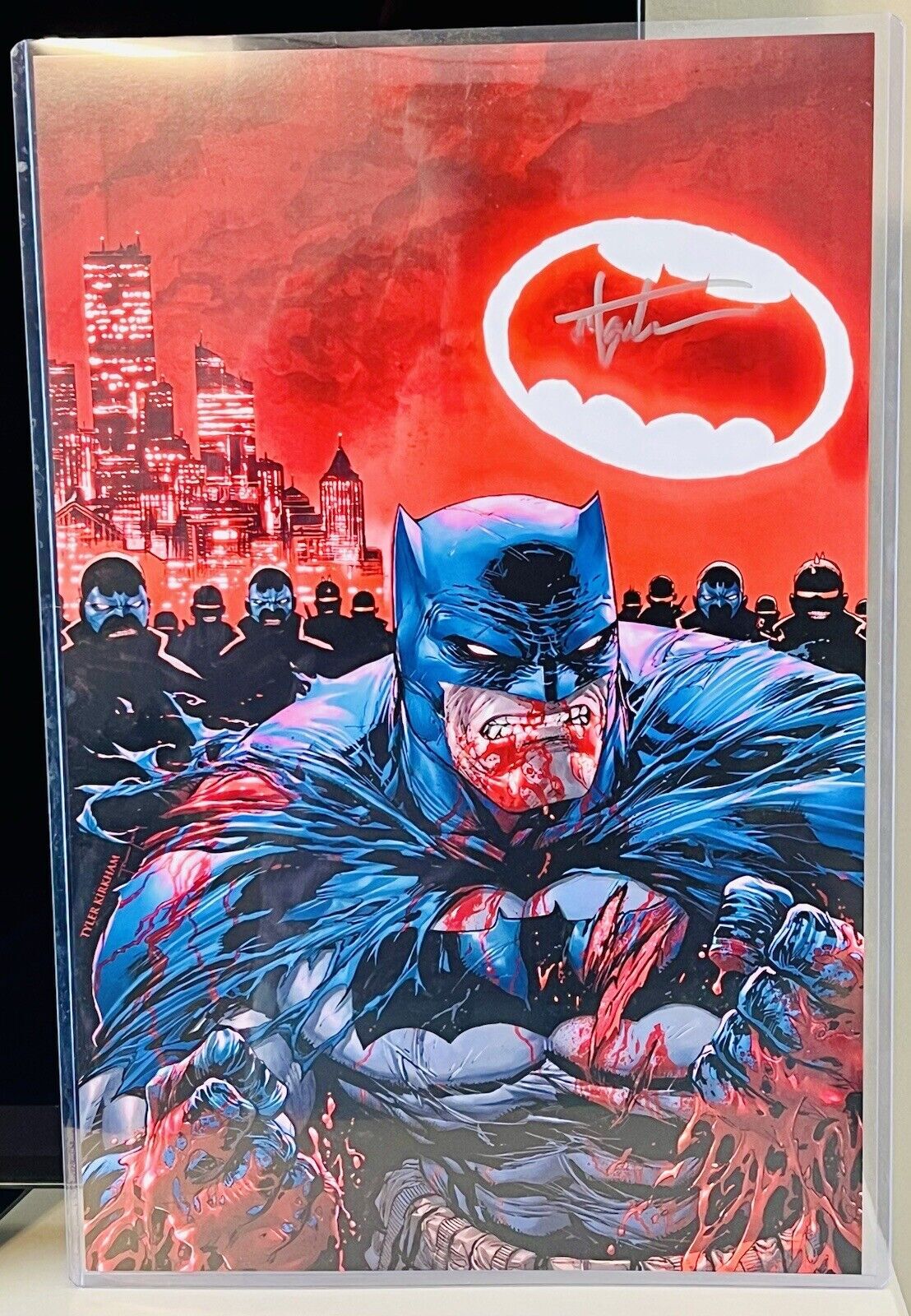 Batman Dark Knight 11x17 Art Print SIGNED by Tyler Kirkham w COA VIRGIN ...