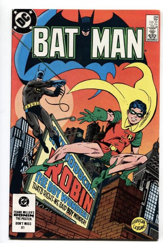 Batman #368 COMIC Key issue JASON TODD becomes ROBIN 1984 VF/NM | Comic ...