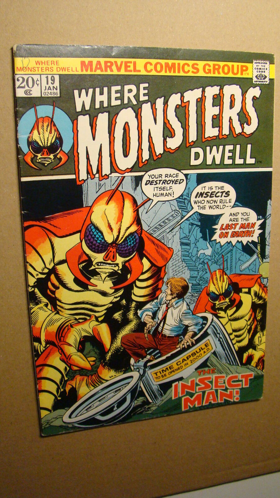 Where Monsters Dwell 19 *Solid Copy* Insect MAN BUG Monsters Marvel ...