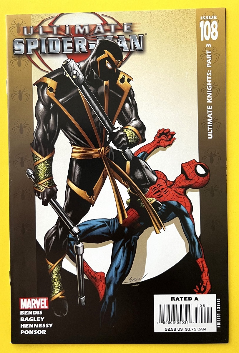 Ultimate Spider-Man 108 Marc Spector as Ultimate Ronin (2007) | Comic ...