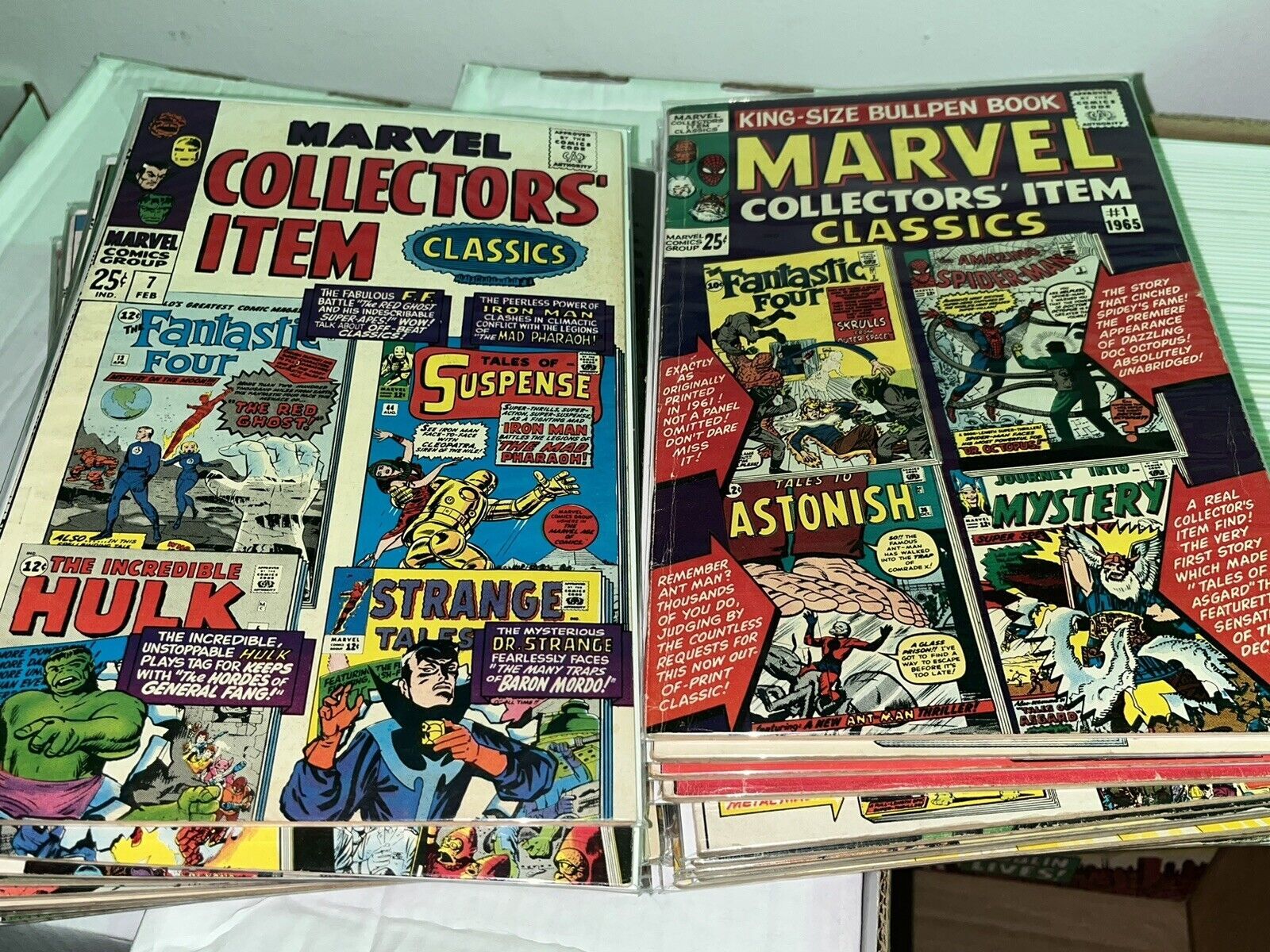 Marvel Collectors’ Item Classics (1965) Lot, Complete Series Set w ...