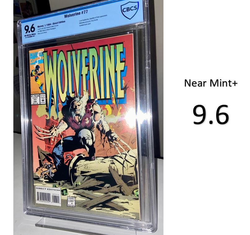 Wolverine #77 - Battle with Lady Deathstrike! CBCS 9.6 - New Slab ...