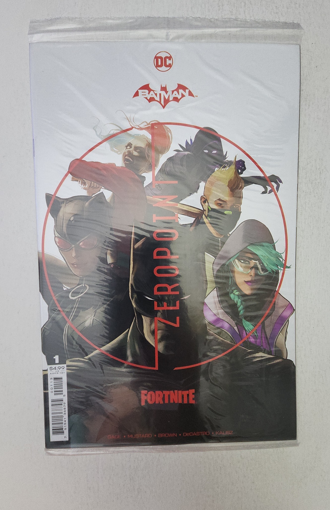 Batman Fortnite Zero Point 1 3rd Printing polybagged with code | Comic ...