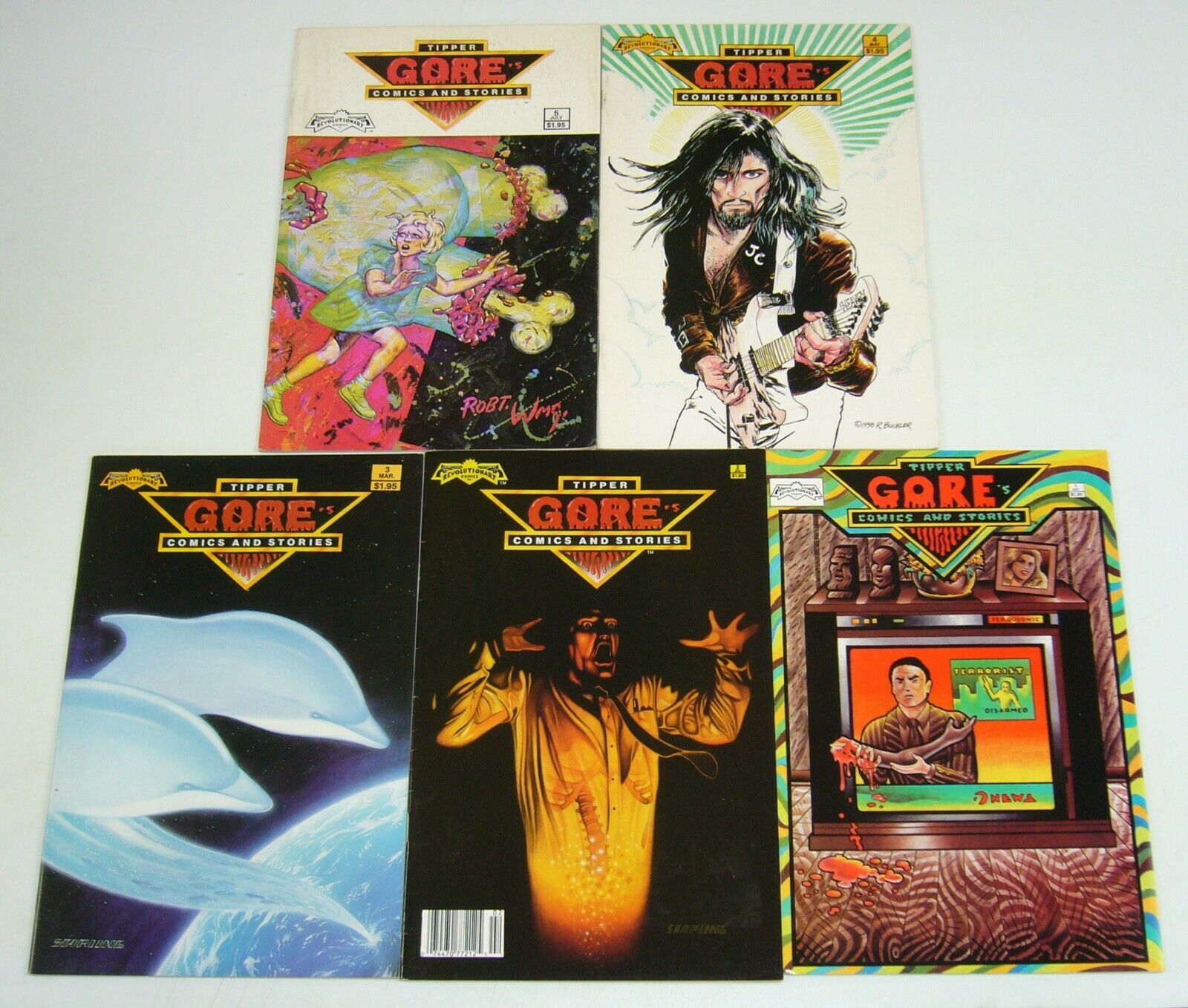 Tipper Gore's Comics and Stories #1-5 complete series - robert williams ...