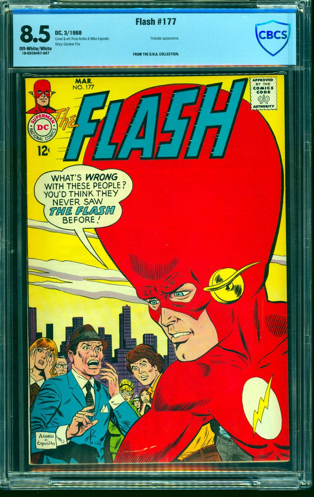 Flash #177 CBCS VF+ 8.5 Off White to White DC Comics | Comic Books ...