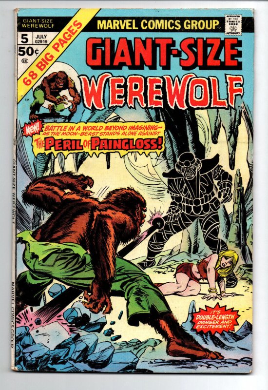 Giant-Size Werewolf #5 - Horror - 1975 - VG | Comic Books - Bronze Age ...
