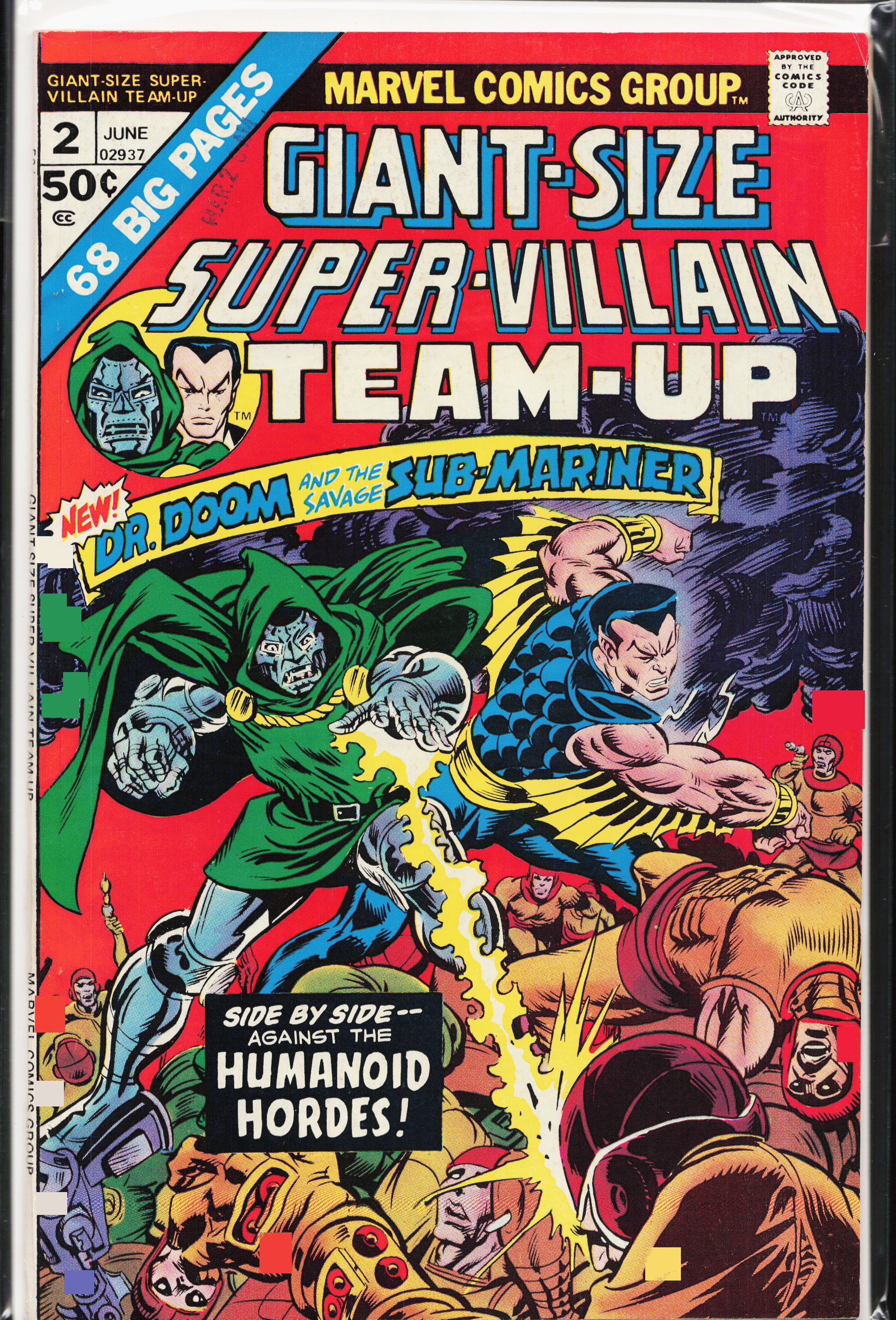 Giant-Size Super-Villain Team-Up #2 (1975) Namor the Sub-Mariner ...