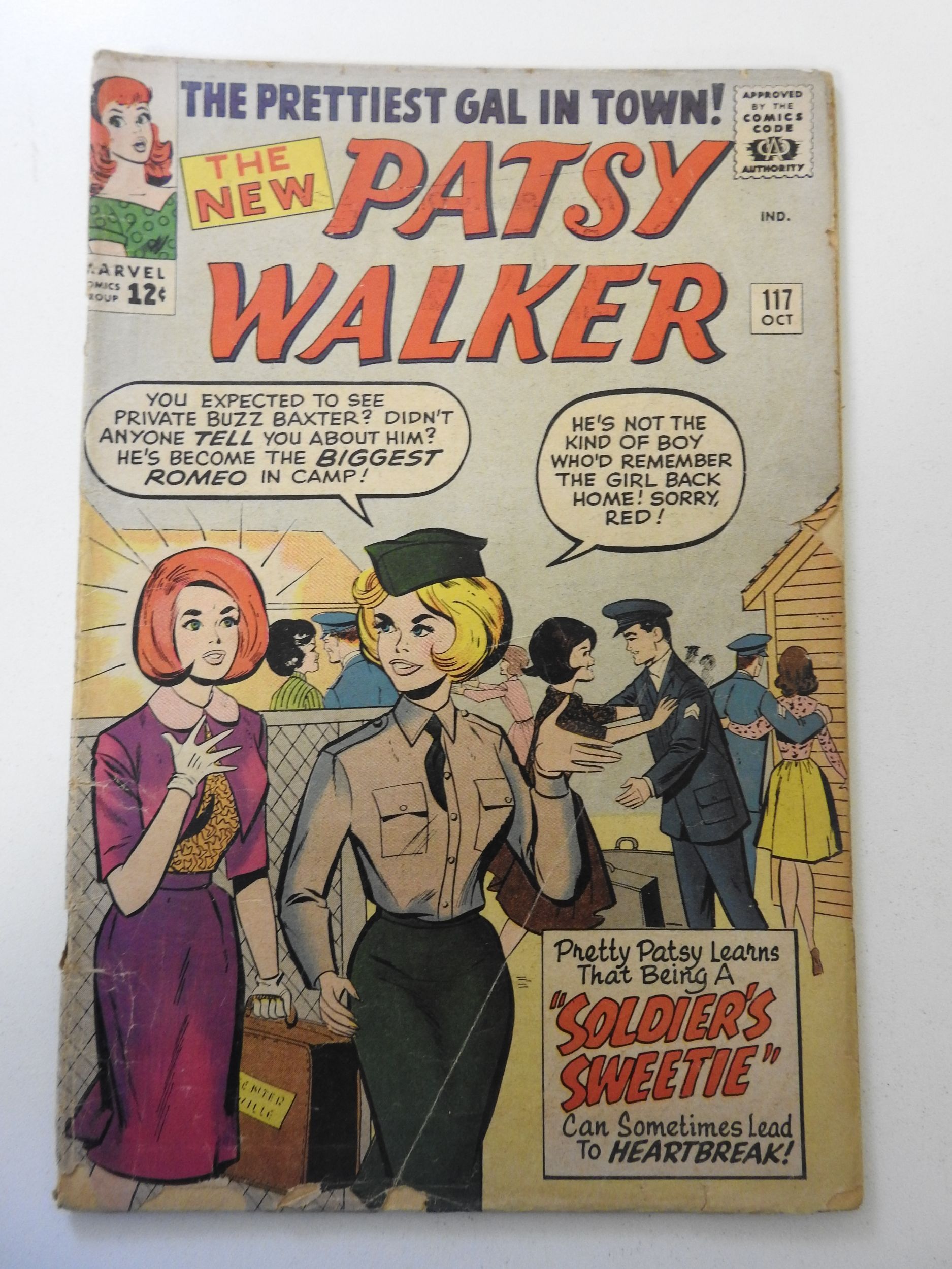 Patsy Walker #117 GD/VG Condition 1/2 in spine split, 1 in tear bc ...