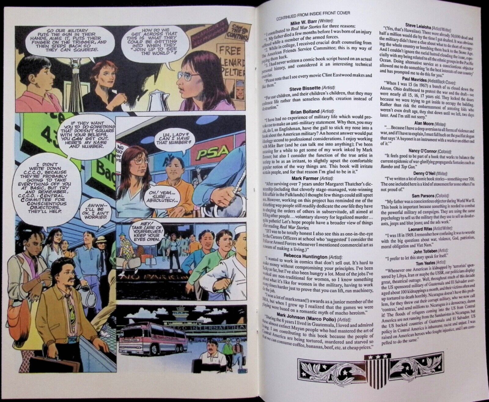 REAL WAR STORIES Comic Issue 1 — Bill Sienkiewicz Cover 48 Pages — 1987 Eclipse | Comic Books ...