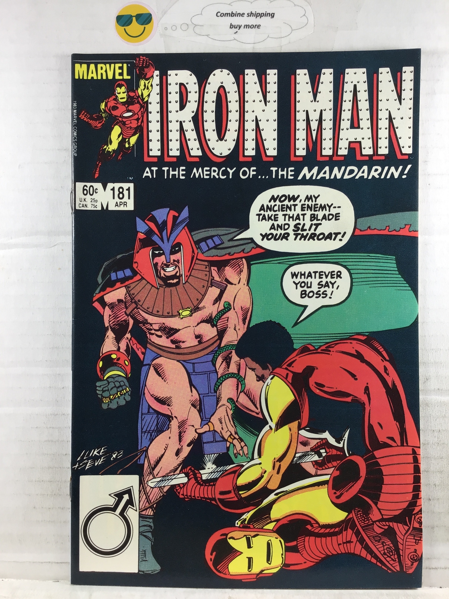 Iron Man #181 (1984) nm madarin vs Jim rhodes | Comic Books - Copper ...