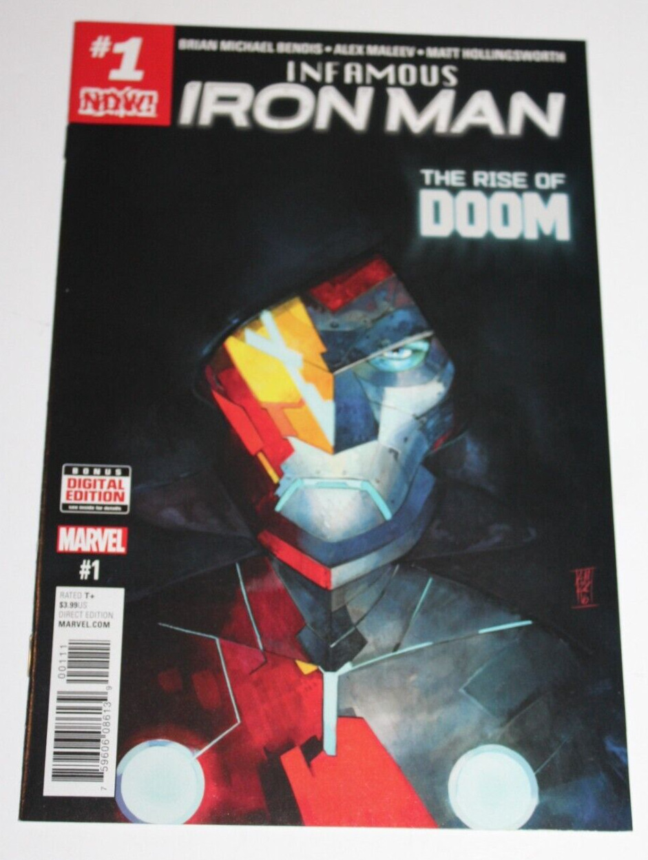 RARE Infamous Iron Man 1 2017 1st Print 1st App AI Tony Stark Doctor ...