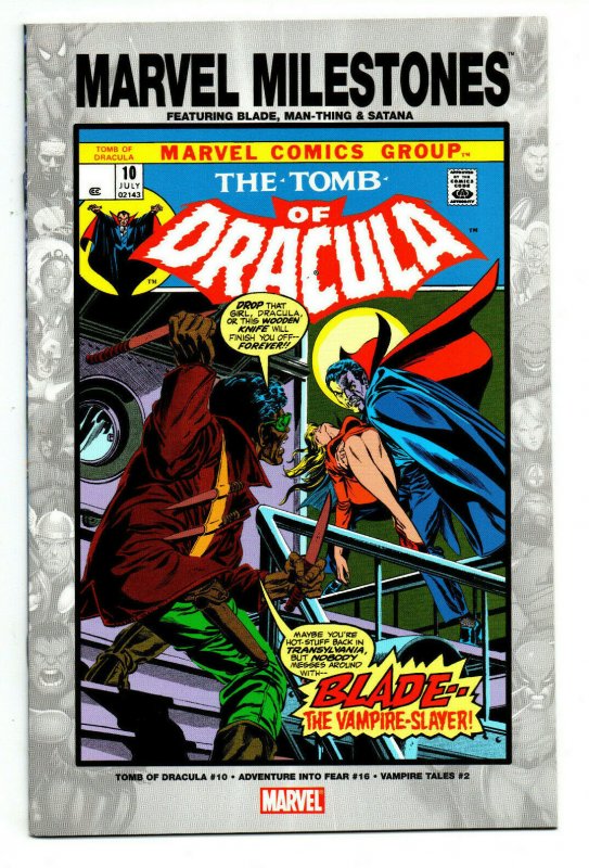 Marvel Milestone Edition- Tomb of Dracula #10 -1st Blade -KEY-Reprint ...