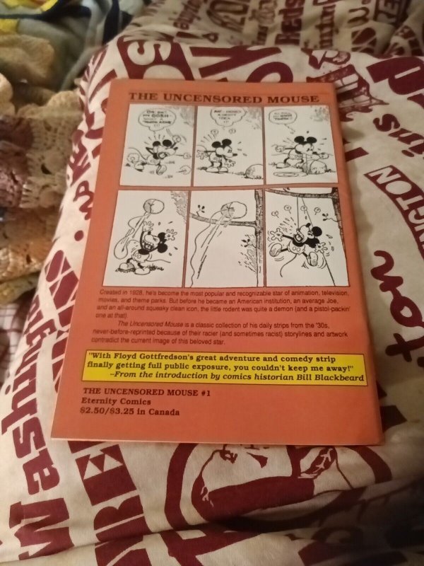 Uncensored Mickey Mouse 1 Eternity 1989 Violent Offensive 1930s Comics ...