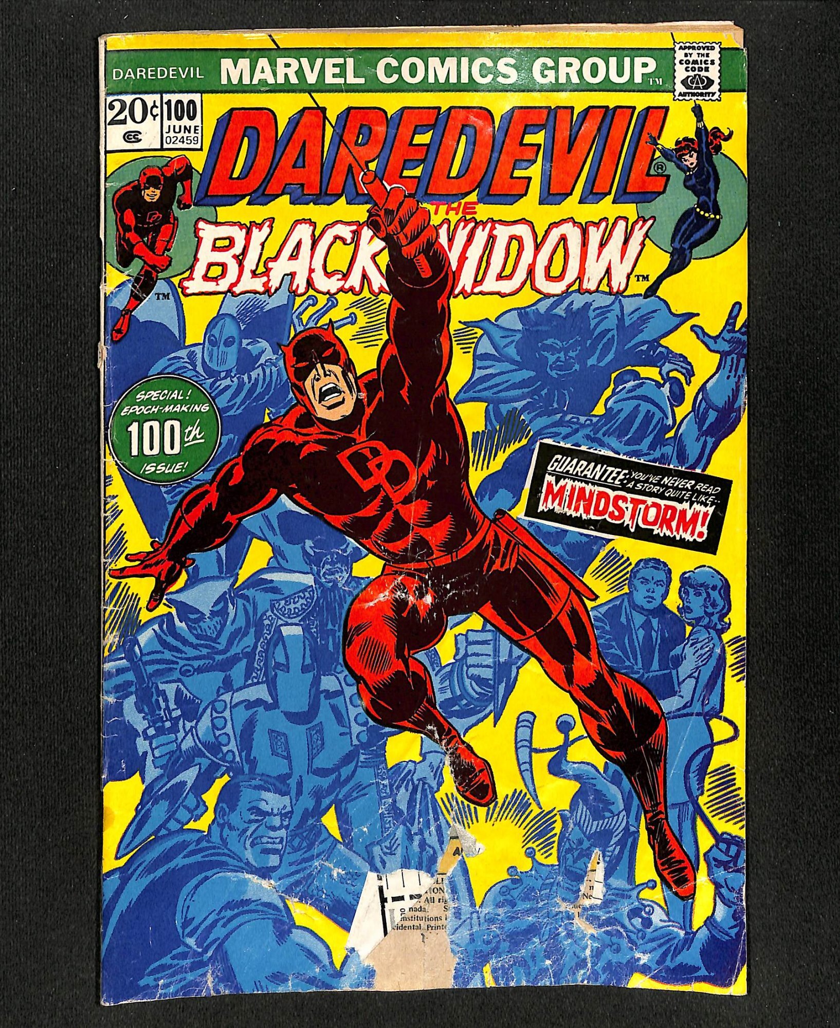 Daredevil #100 1st Cameo Appearance Angar! | Full Runs & Sets, Marvel ...