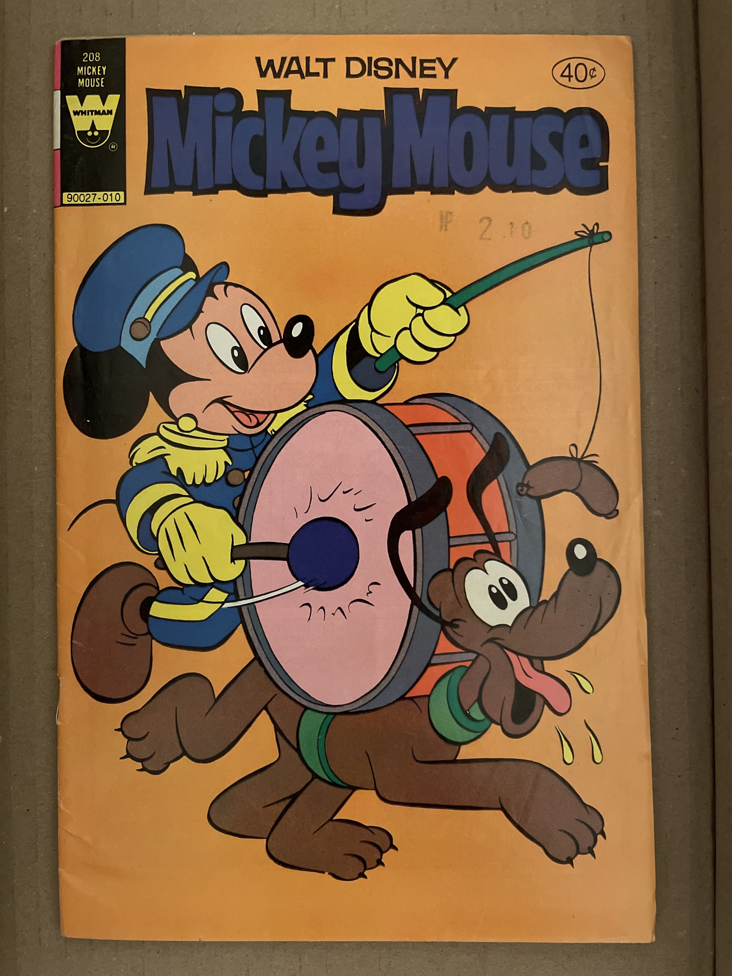 Mickey Mouse #208 Very Rare First Printing 1980 Whitman | Comic Books ...