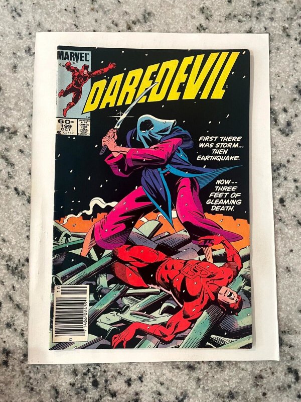Daredevil # 199 NM- Marvel Comic Book Frank Miller Elektra Bullseye 7 ...