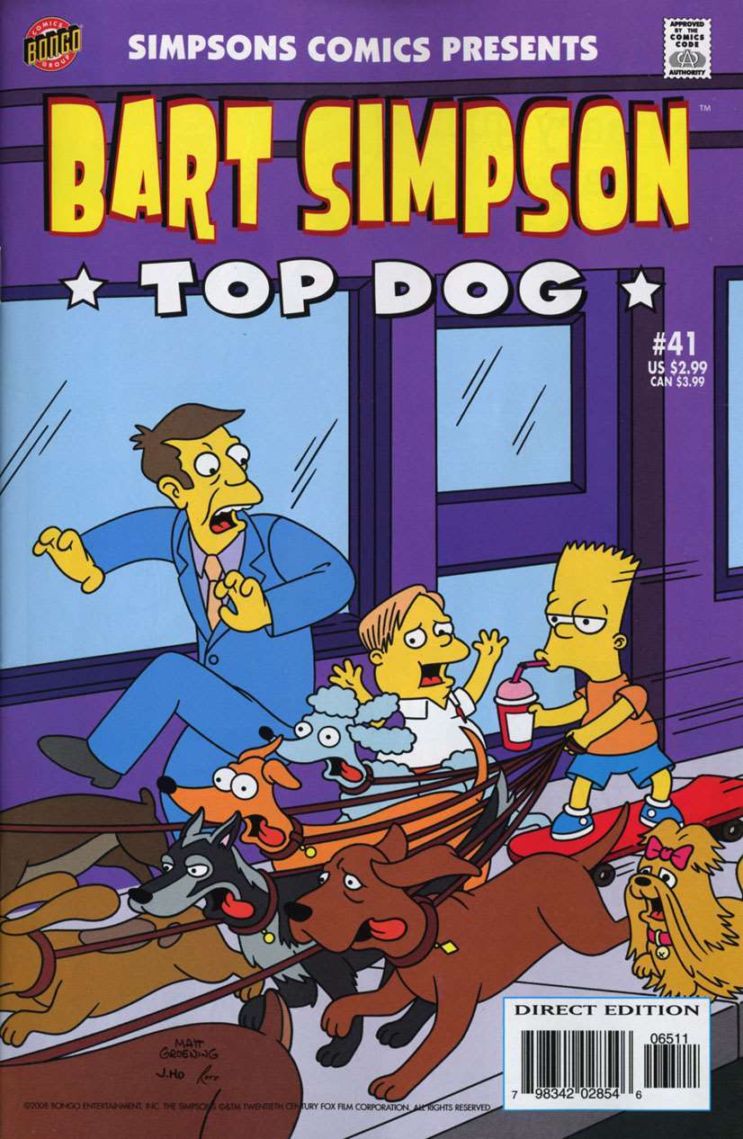 Simpsons Comics Presents Bart Simpson #41 VF/NM ; Bongo | Comic Books ...