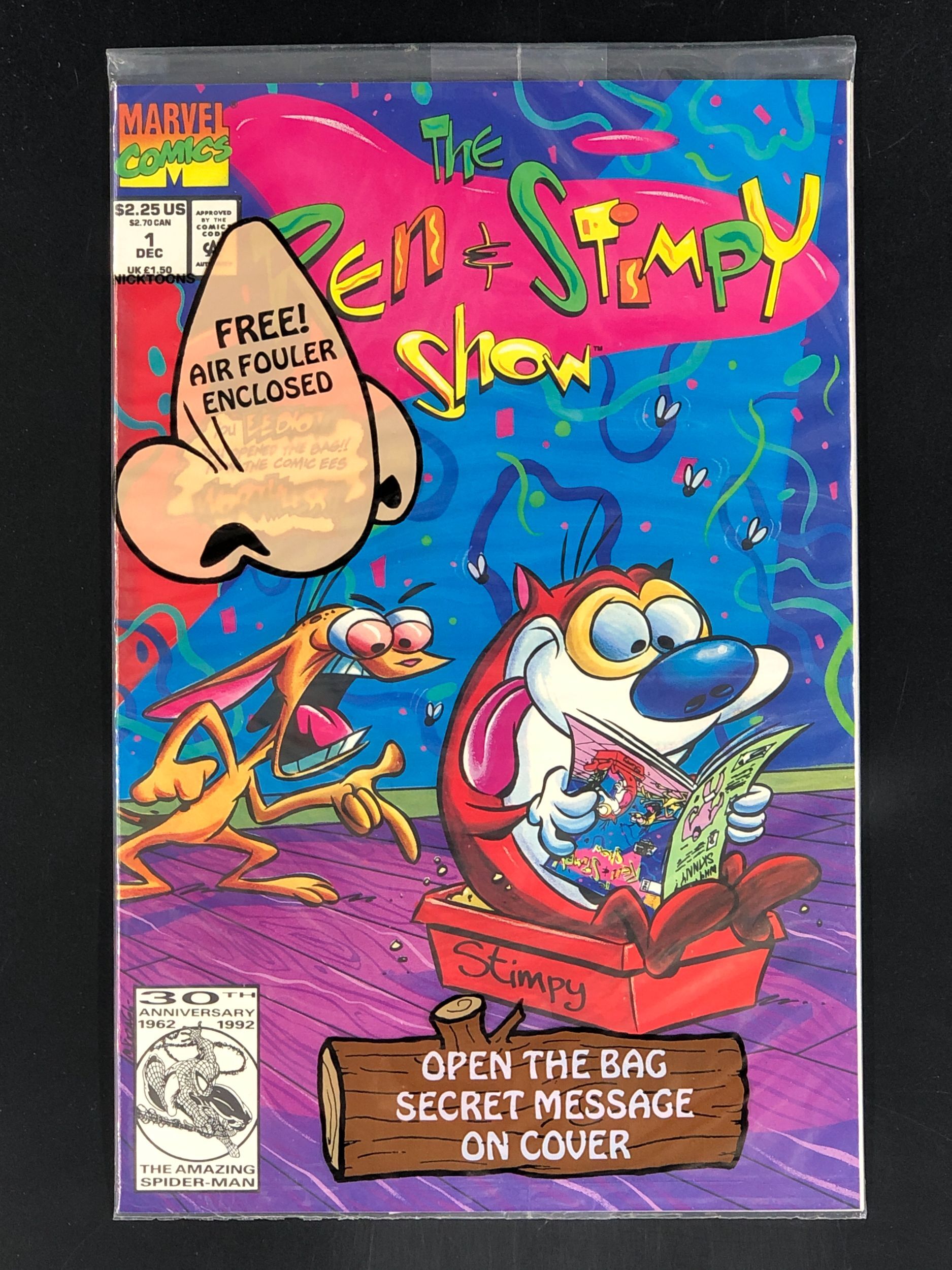 The Ren & Stimpy Show #1 (1992) Unopened Polybag | Comic Books - Modern Age, Marvel, Ren ...