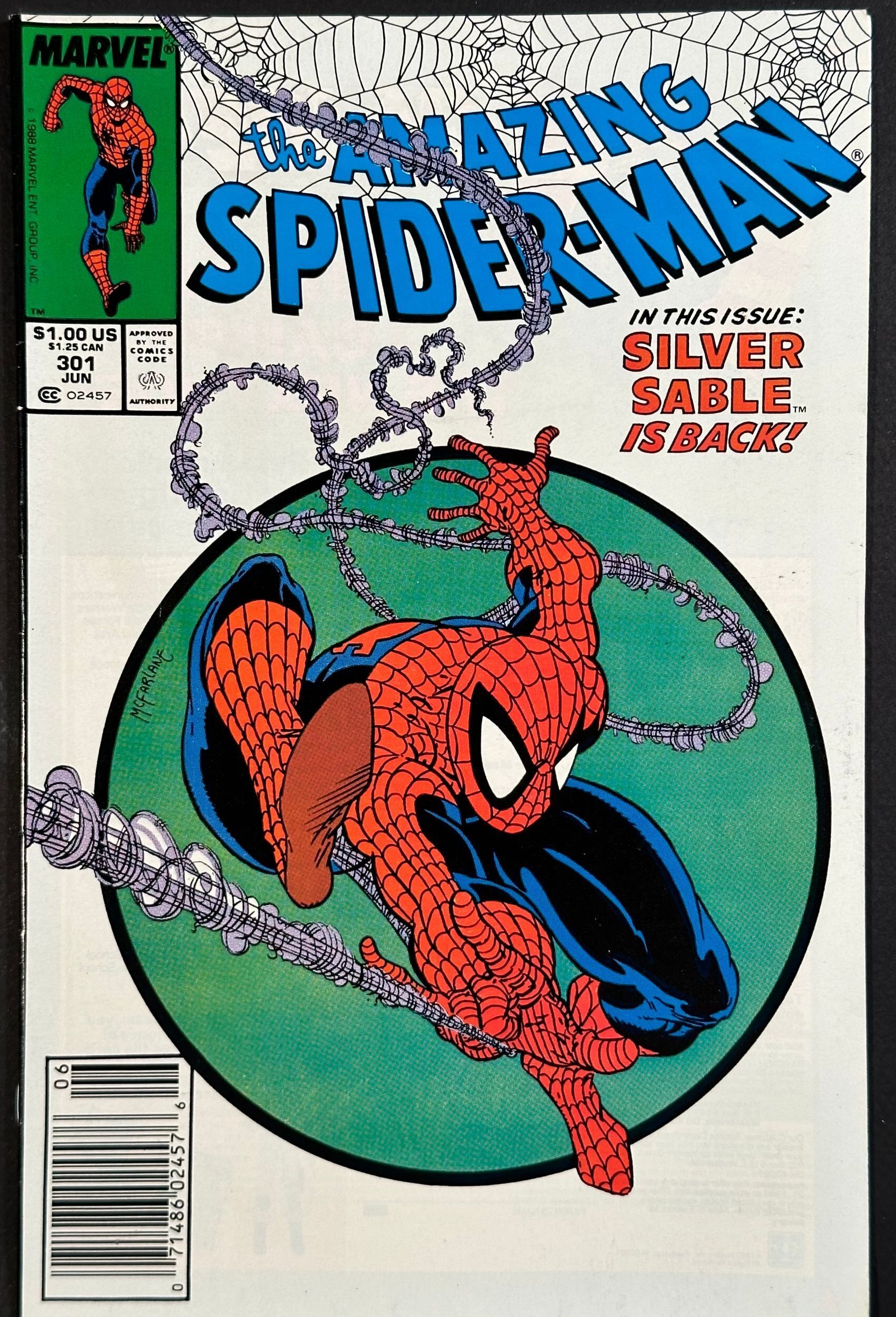 The Amazing Spider-Man #301 Marvel Legends Cover (1988) | Comic Books ...