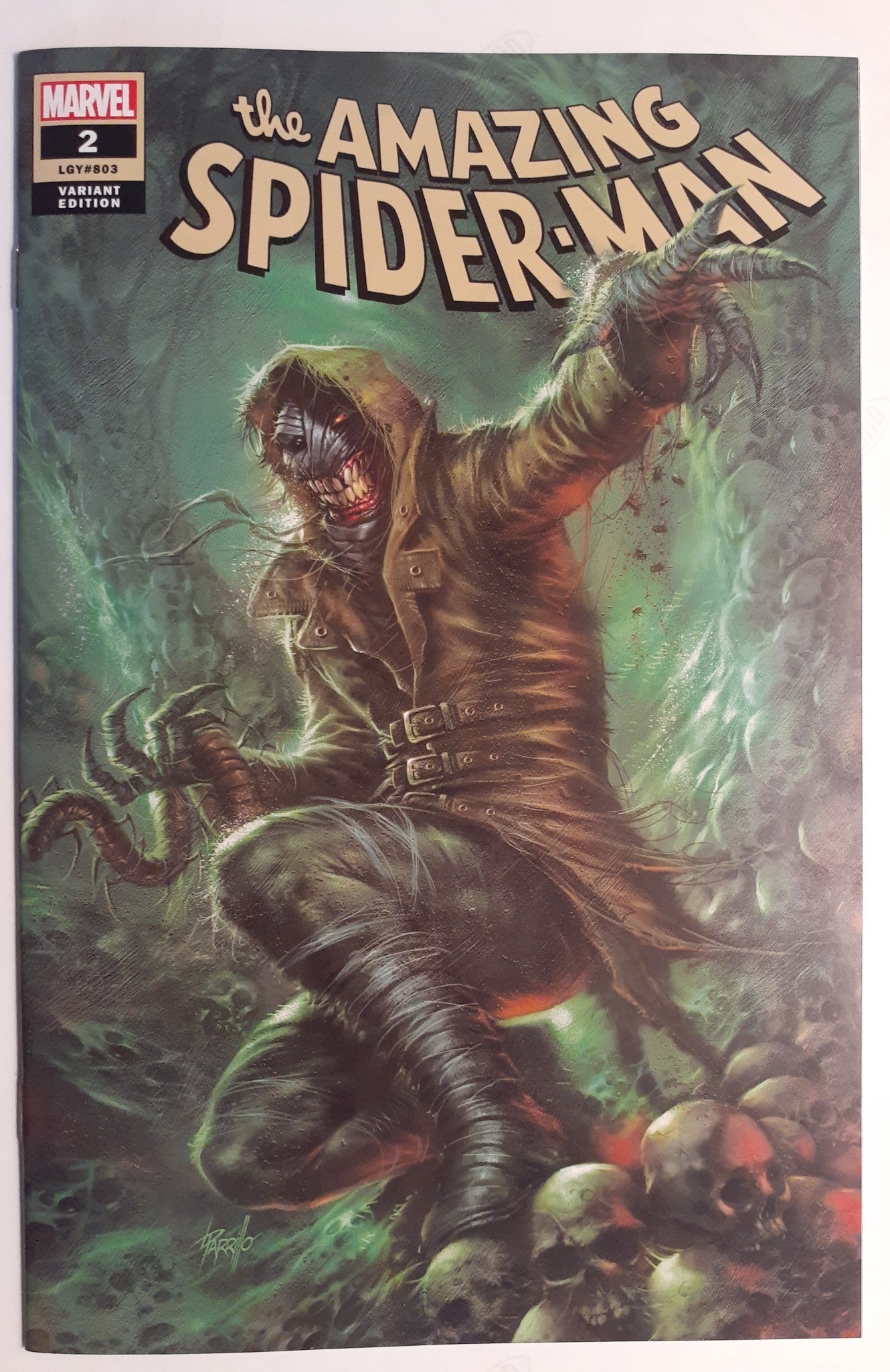 The amazing spiderman 2018 lucio parillo comicxposure variant 3 | Comic ...