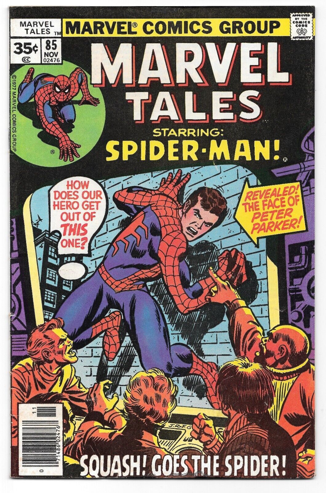 Marvel Tales Spider-Man #85 (11/1977) Marvel Comics Reprints ASM #106 ...
