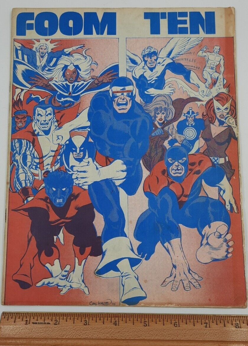 Foom #10 Ten PRE-DATES GIANT SIZE X-MEN #1 & #94 1ST APPEARANCE 1975 ...