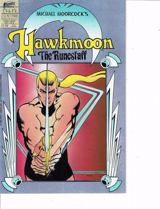 Lot Of 2 Comic Books First Hawkmoon The Runestaff #1 and #2 ON7 | Comic ...