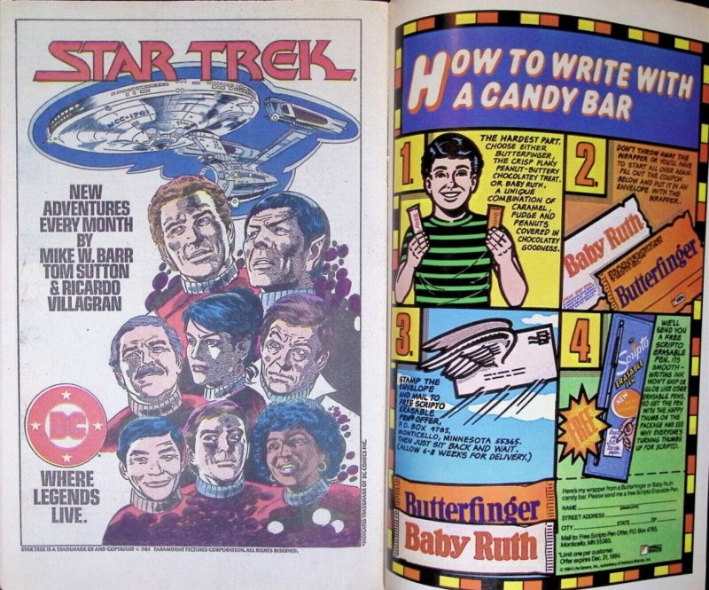 STAR TREK Comic 8 — Original Series — Saavik Blood Fever — 1984 DC ...