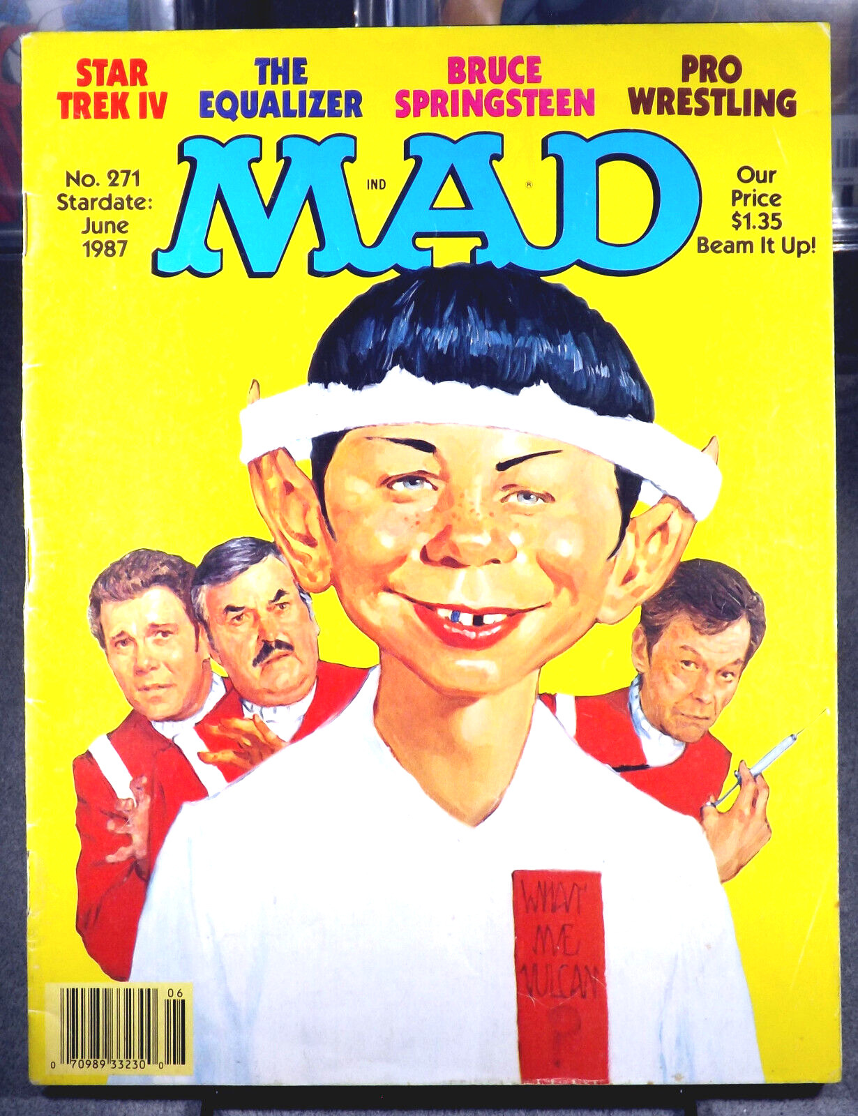 MAD MAGAZINE #271 VG June 1987 EC Comics Star Trek IV Bruce Springsteen ...