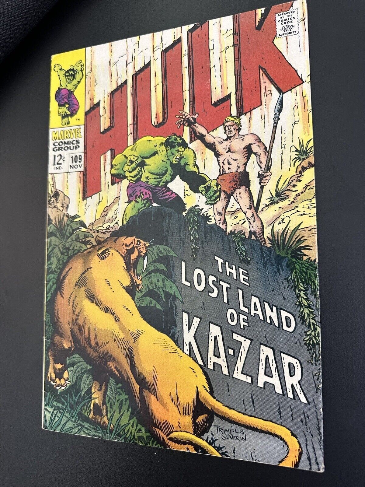 The Incredible Hulk # 109 FN+ “The Monster and the Man-Beast!” (Marvel ...