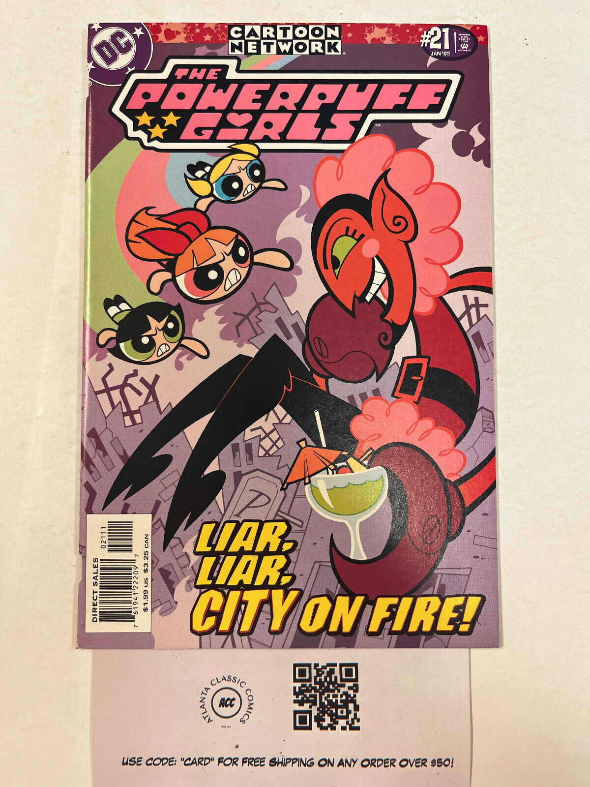 Powerpuff Girls #21 NM DC Comic Book Cartoon Network Mojo Jojo Him 14 ...