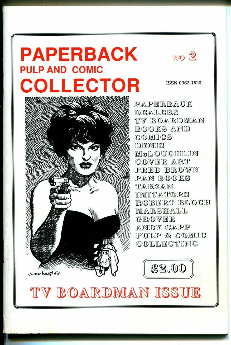 Paperback, Pulp and Comic Collector #2 1991-Robert Bloch-Frederic Brown ...
