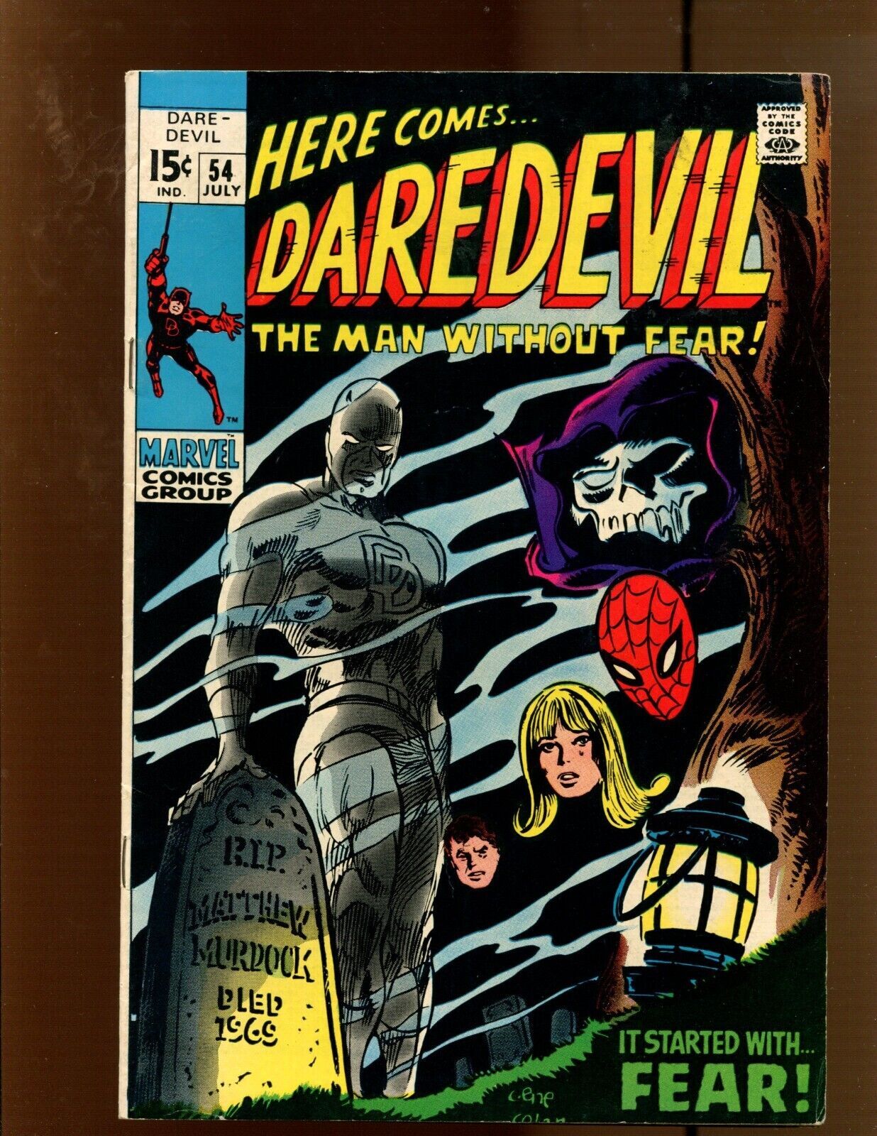 Daredevil #54 - Gene Colan Cover Art! (6.5) 1969 | Comic Books - Silver ...