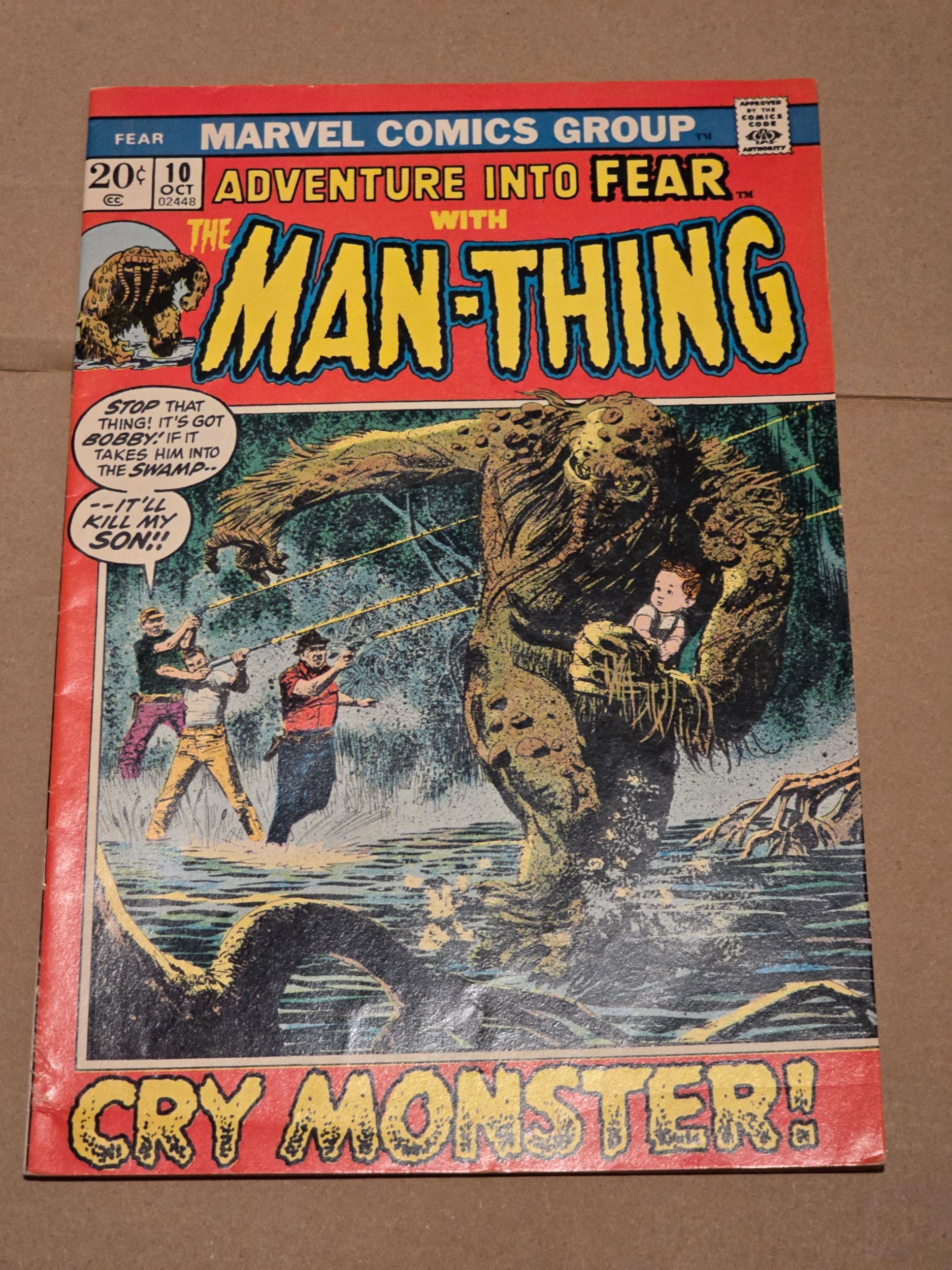 Adventure Into Fear #10 (1972) first solo series and origin | Comic ...
