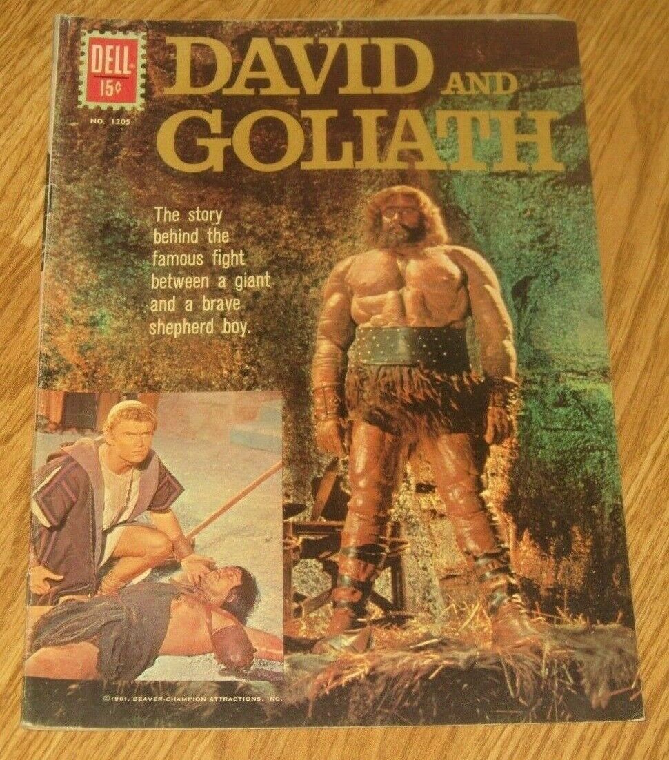 David and Goliath #1205 VG/FN 1961 Dell Silver Age Comic Book Bible ...