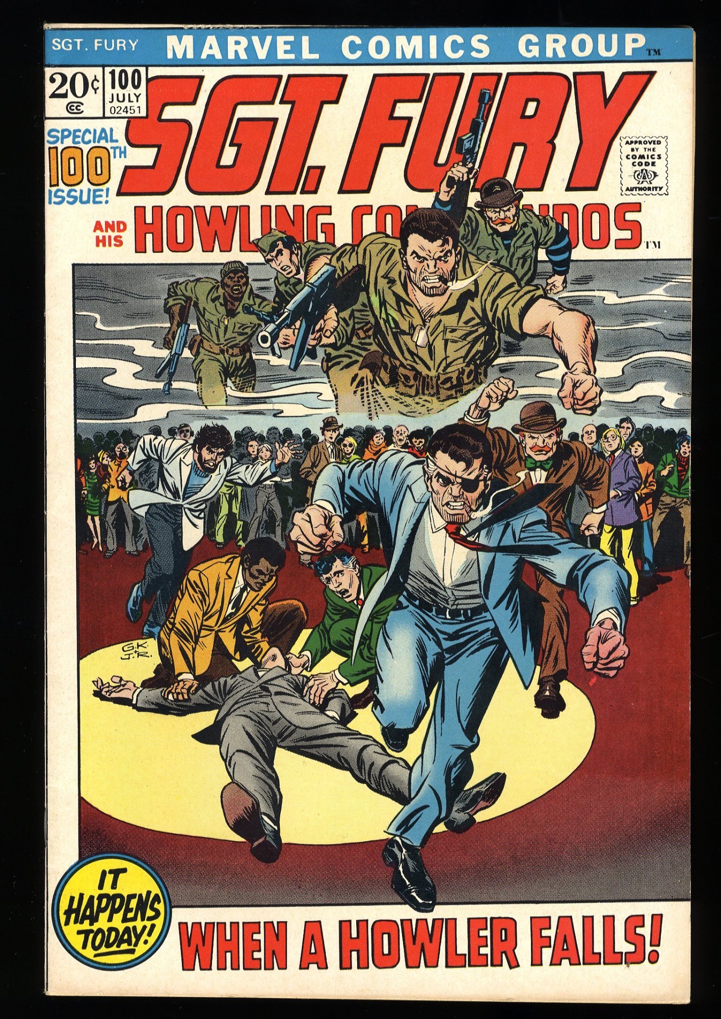 Sgt. Fury and His Howling Commandos #100 VF 8.0 | Comic Books - Bronze ...