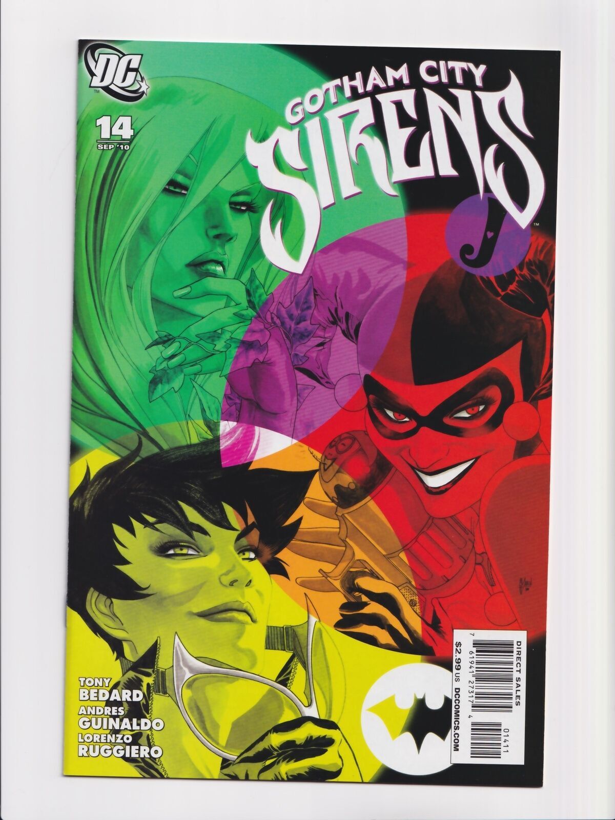 Gotham City Sirens #14 DC Comics 2010 NM+ Harley Quinn Poison Ivy ...