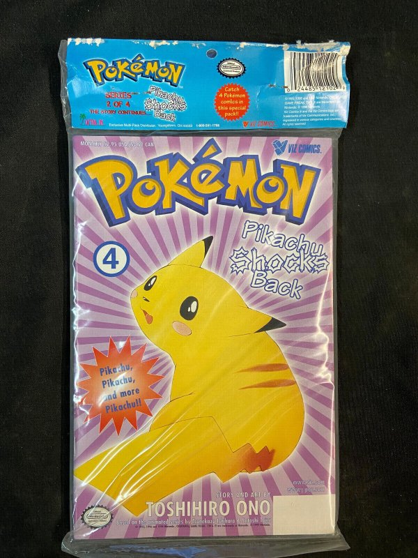 Pokemon Pikachu Shocks Back 4 Comic Prepack Sealed | Comic Books ...
