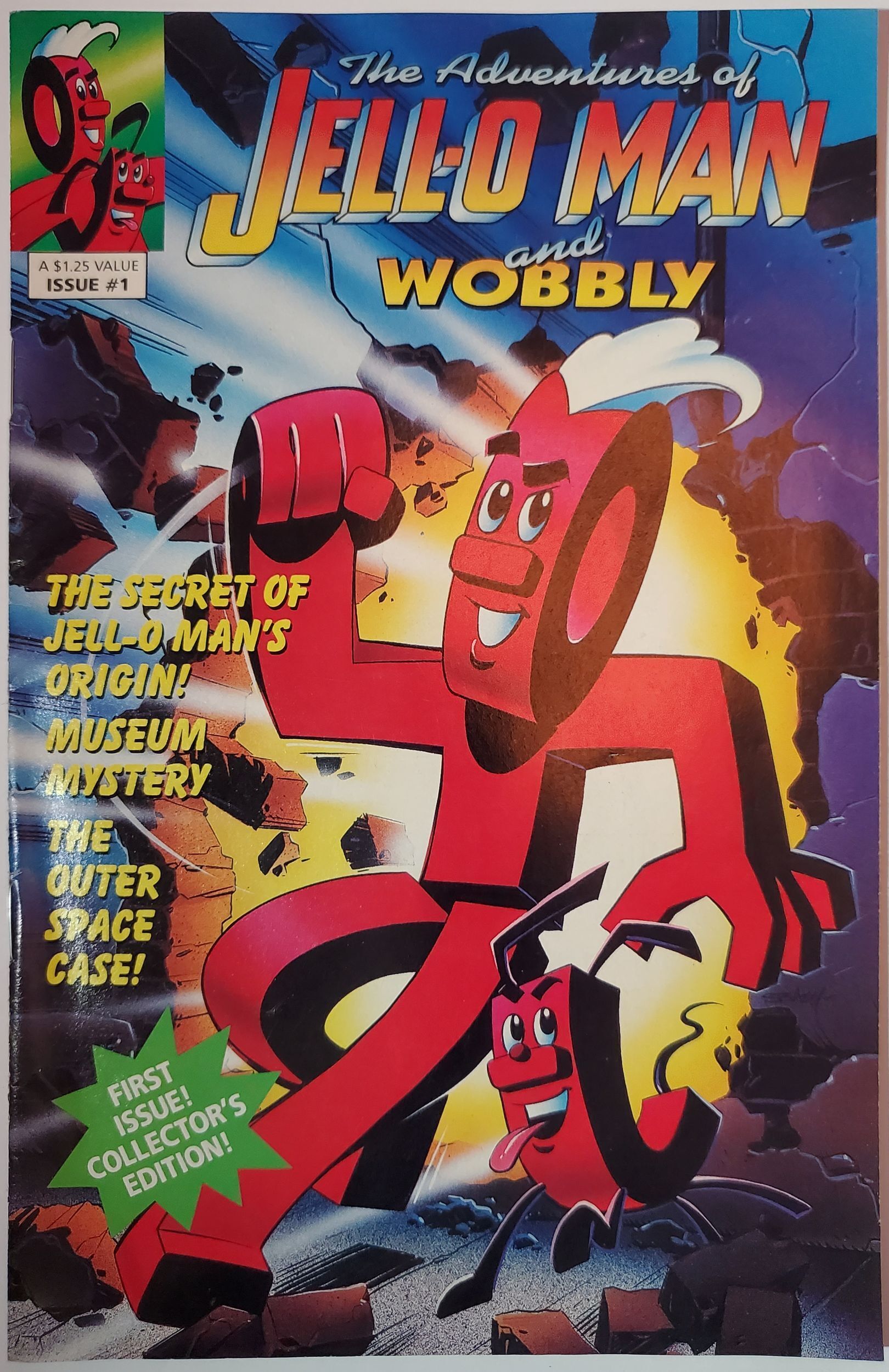 The Adventures of Jell-O Man and Wobbly #1 (1991) Collector's Edition ...