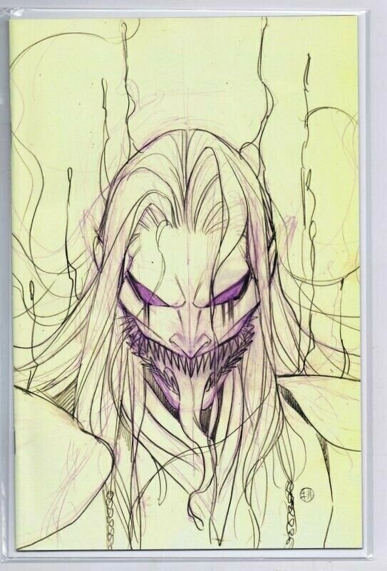 Venom #27 Peach Momoko Knull Sketch Variant 2020 Marvel Comics 1st ...