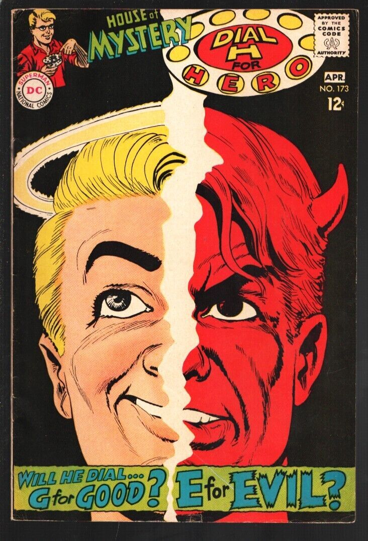 House of Mystery #173 1968-DC-Black cover-John Junzz-Manhunter From ...