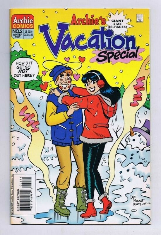 Archie's Vacation Special #2 ORIGINAL Vintage 1994 Archie Comics GGA ...